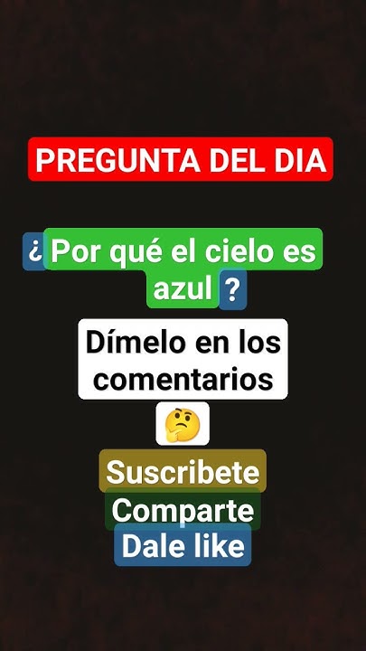 PREGUNTA DEL DIA - YouTube