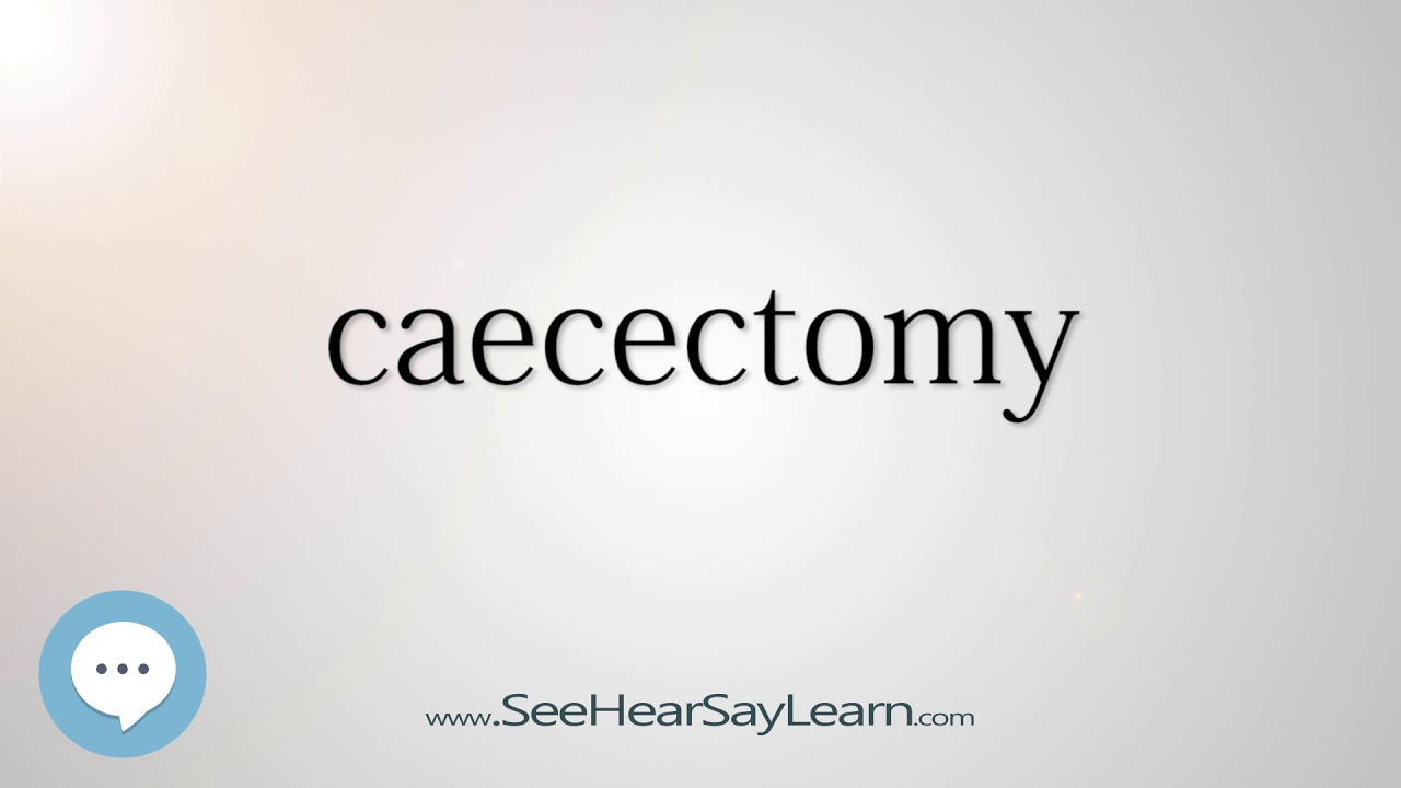 caecectomy - YouTube