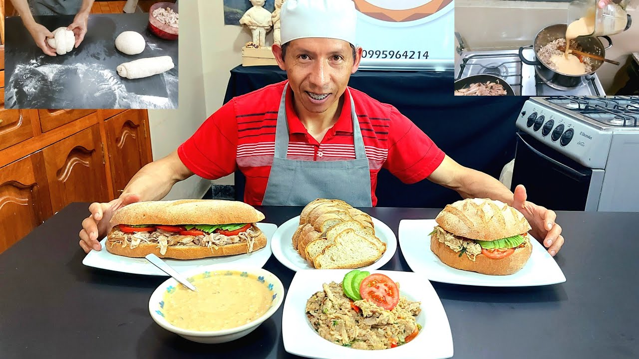 Este delicioso Pan para Sándwich (Sánduche) de Cerdo te va gustar con ...