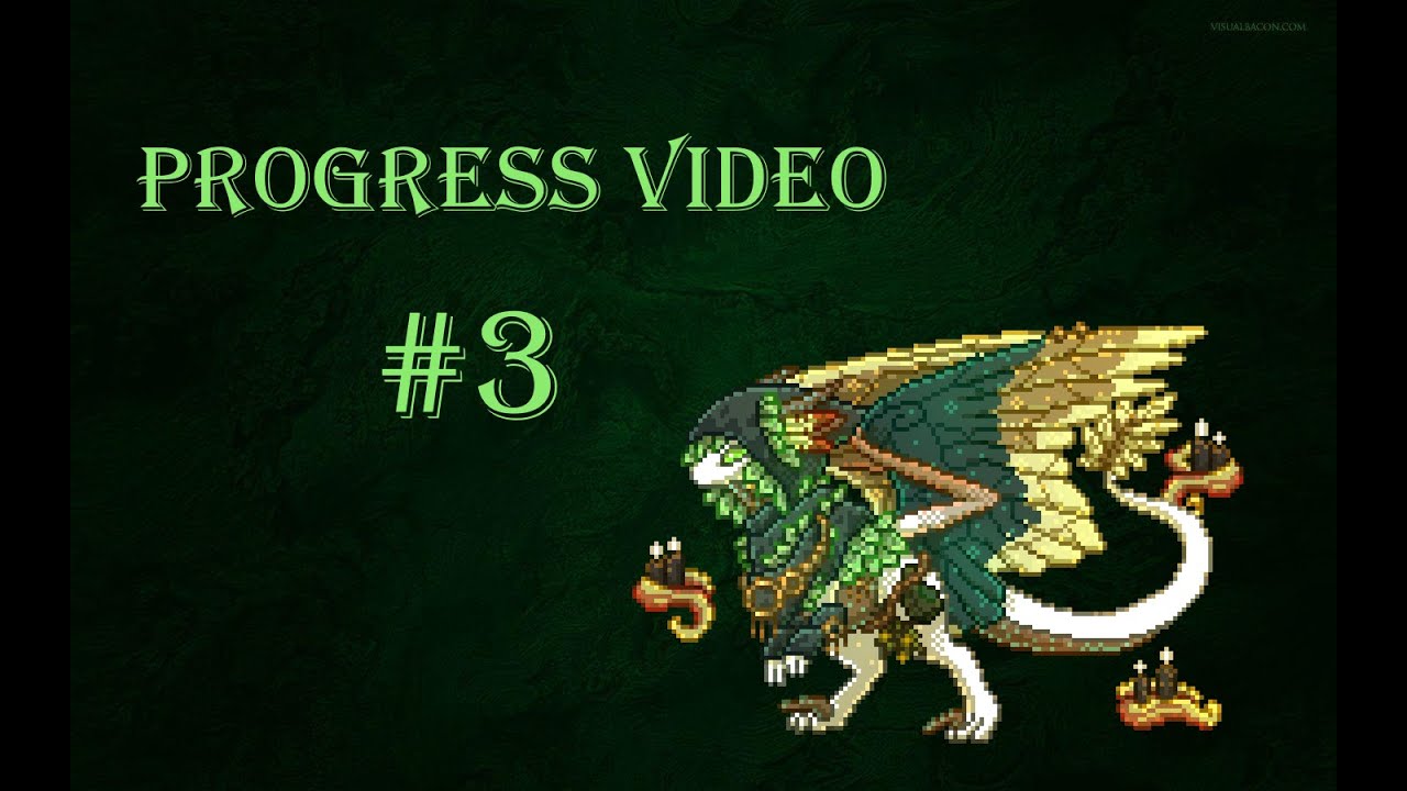 Flight Rising Wildclaw Pixelart progress - YouTube