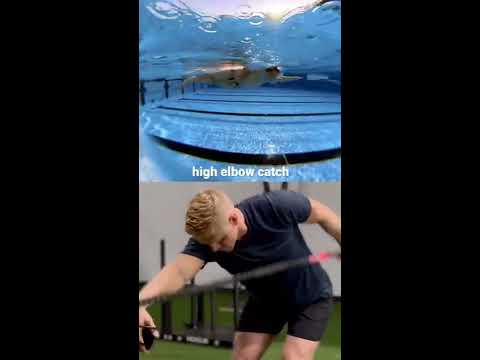 How to swim with a high elbow catch, pool view dryland view with @Dan ...