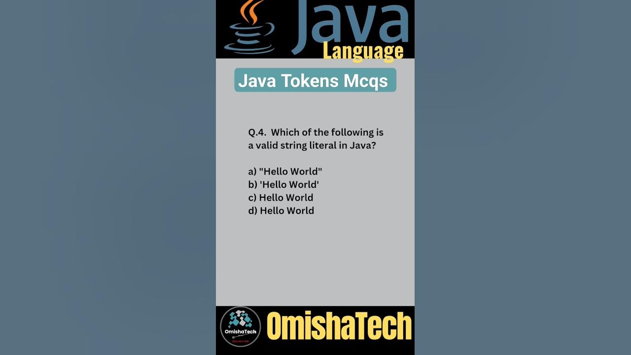 Java Tokens | java programming #shorts #viral #omishatech #java #javaprogramming - YouTube