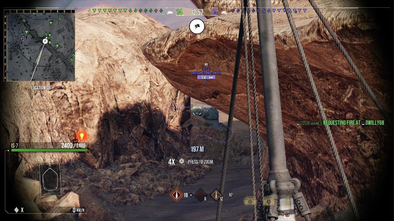 IS-7 Hull Down World of Tanks Console PS5 - YouTube