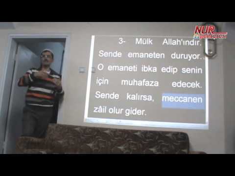 Sessizler - Vecize, Mülk Allah'ındır; Sende Emaneten Duruyor...