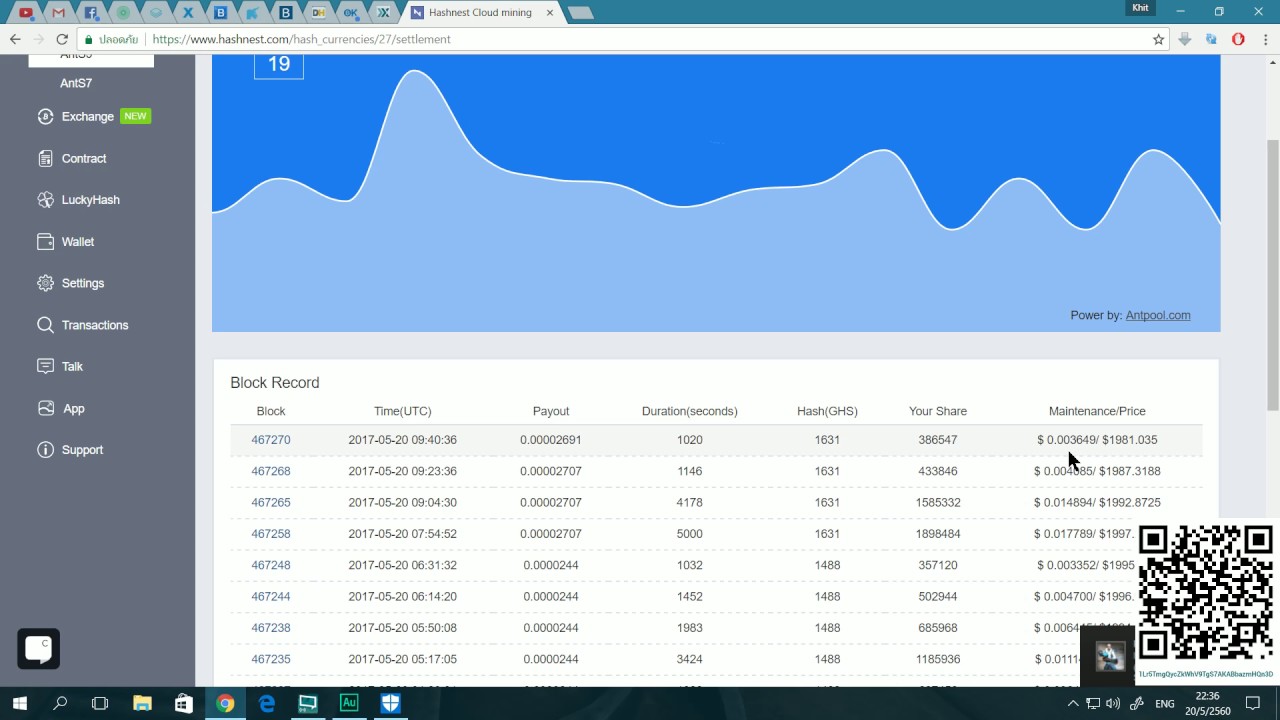 [ขุดบนเมฆ] Cloud mining กับ Hashnest (20 May 2017) - YouTube