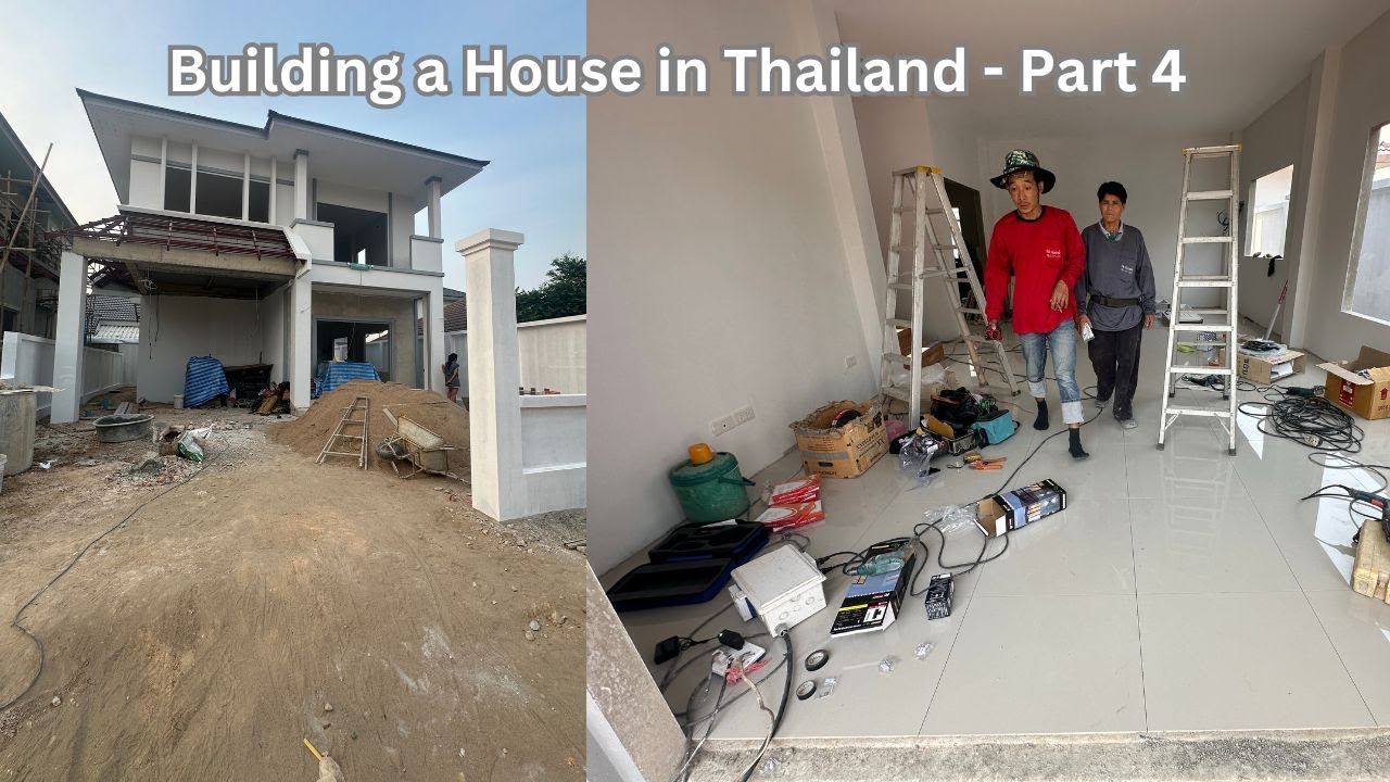 Building a house in Thailand Part 4 - Chiang Mai Thailand - YouTube