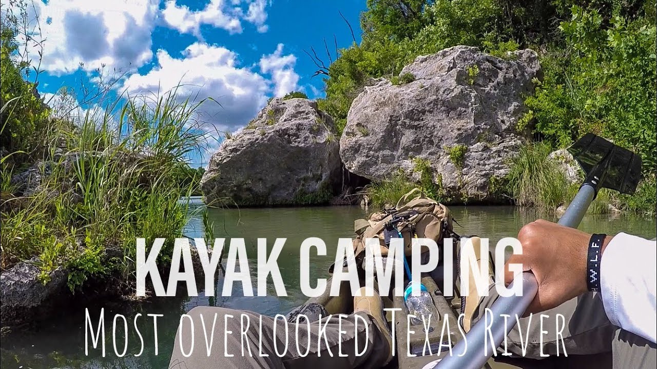 KAYAK CAMPING Texas - South Llano River - YouTube