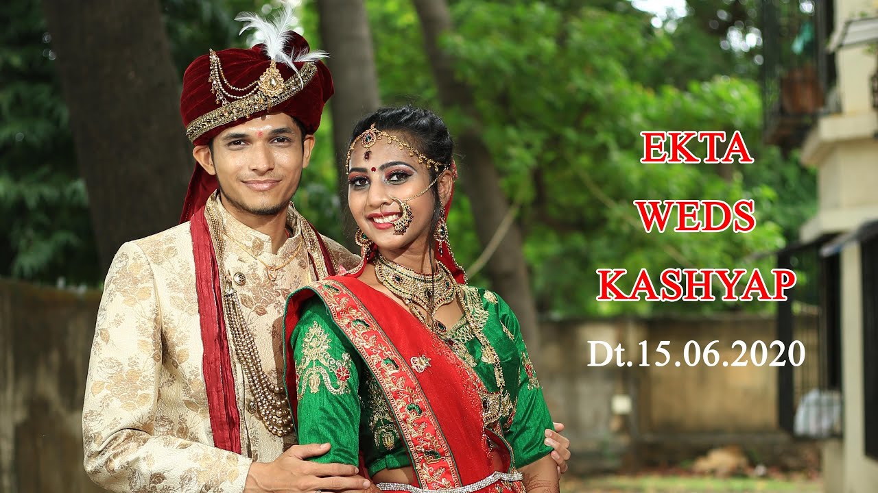 EKTA WEDS KASHYAP || 15.06.2020 || VAPI || MEGHA STUDIO || DIVYA MASTERING || - YouTube