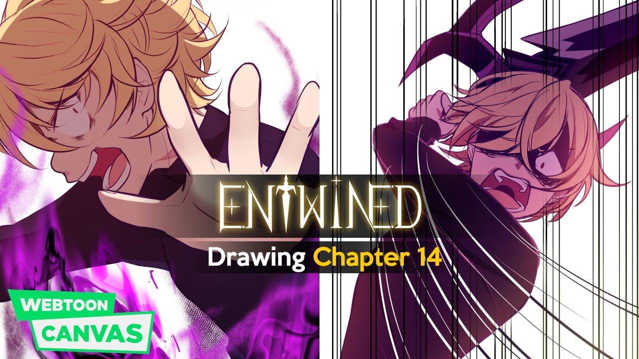 Drawing Chapter 14 | Entwined【 Webtoon Speedpaint】 - YouTube