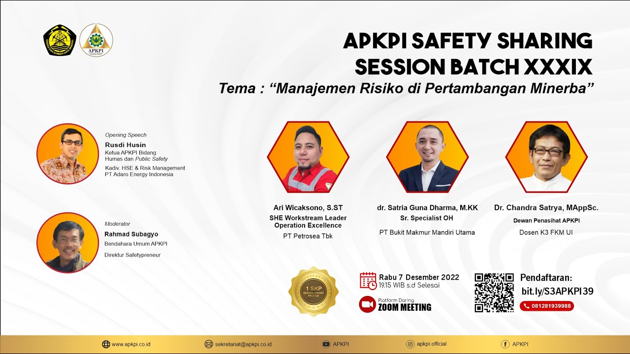 APKPI SAFETY SHARING SESSION BATCH XXXIX - YouTube