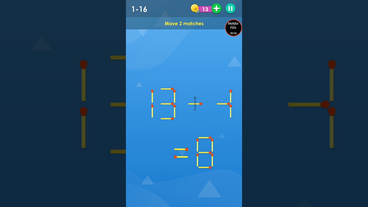 Smart Puzzles Matches Level 16 YouTube smart-puzzles-matches-level-16-youtube
