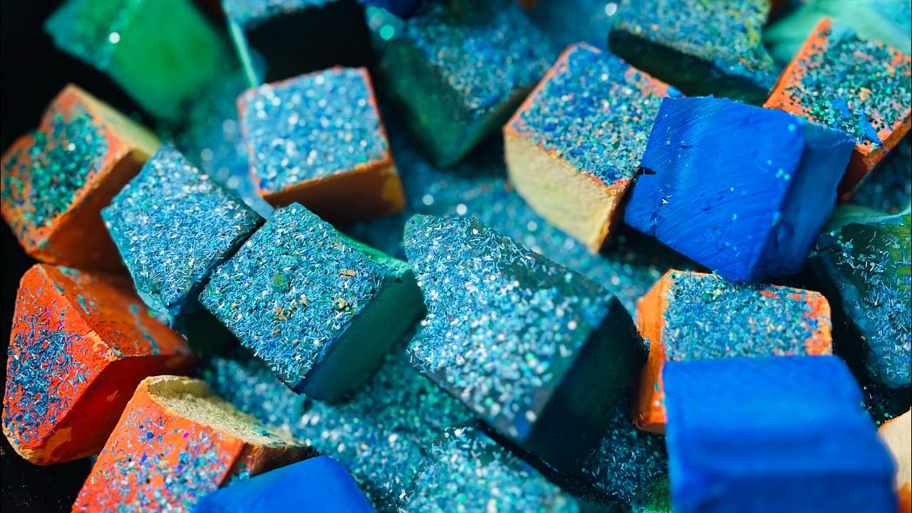 5k celebration 🎉 Part -1 | 25 + mini cubes | Dyed Gymchalk | - YouTube