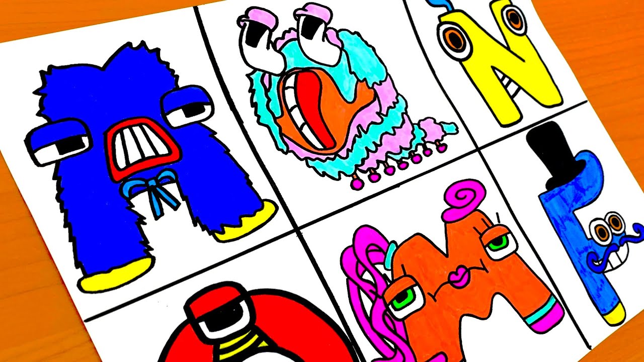 DRAWING POPPY PLAYTIME Become ALPHABET LORE?! 2 - YouTube