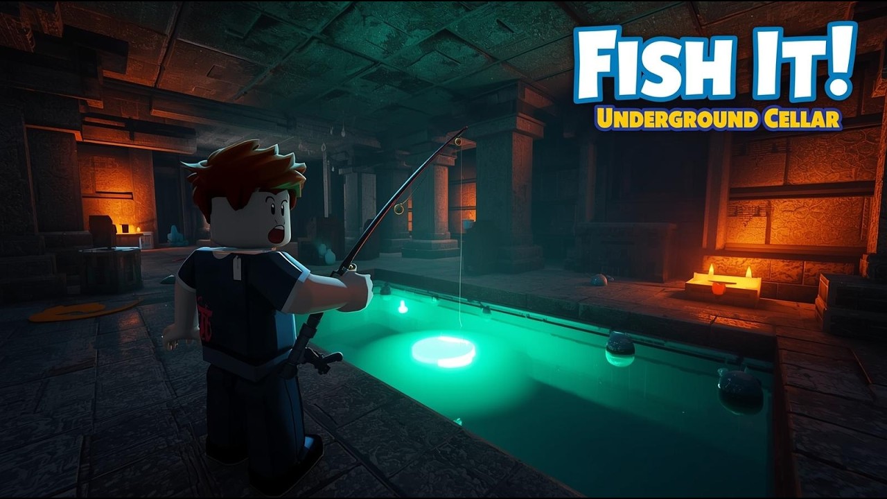 Enter the Underground Cellar in Fish It! (Roblox) - Secret Temple ...
