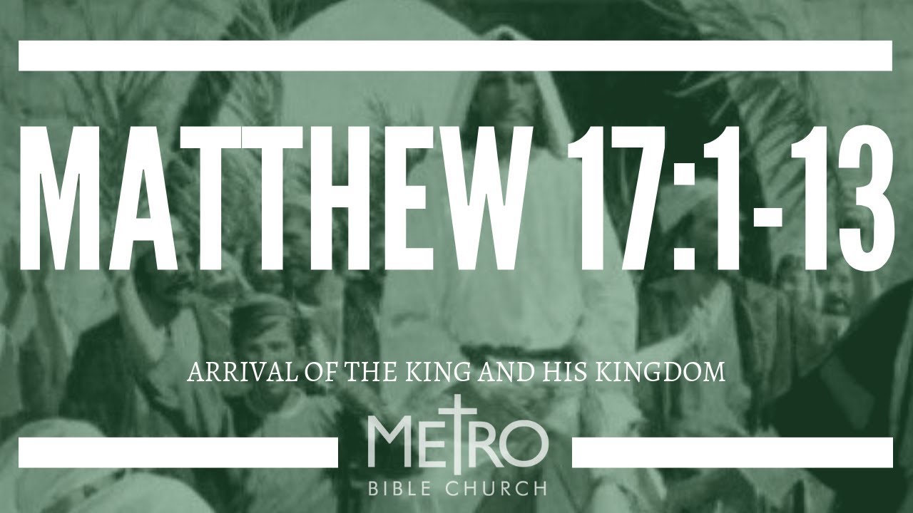 MATTHEW 17:1-13 - Glimpse Of His Glory - Rodney C. Brown, Jr. - YouTube