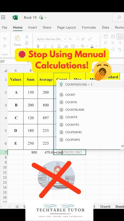 🚨 Stop Wasting Time on Manual Calculations! Automate Everything with Excel Now! #excel # ...