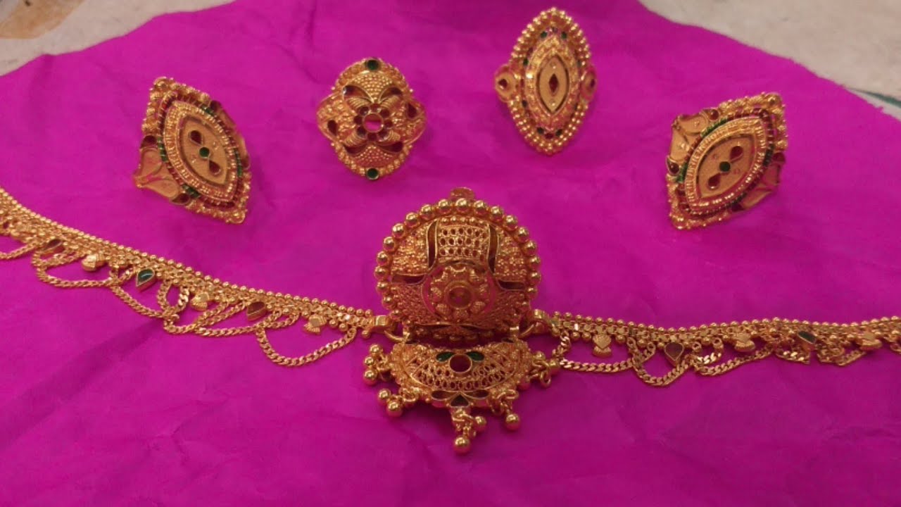 latest gold rakhadi set design with weight2024|gold womens ring design ...