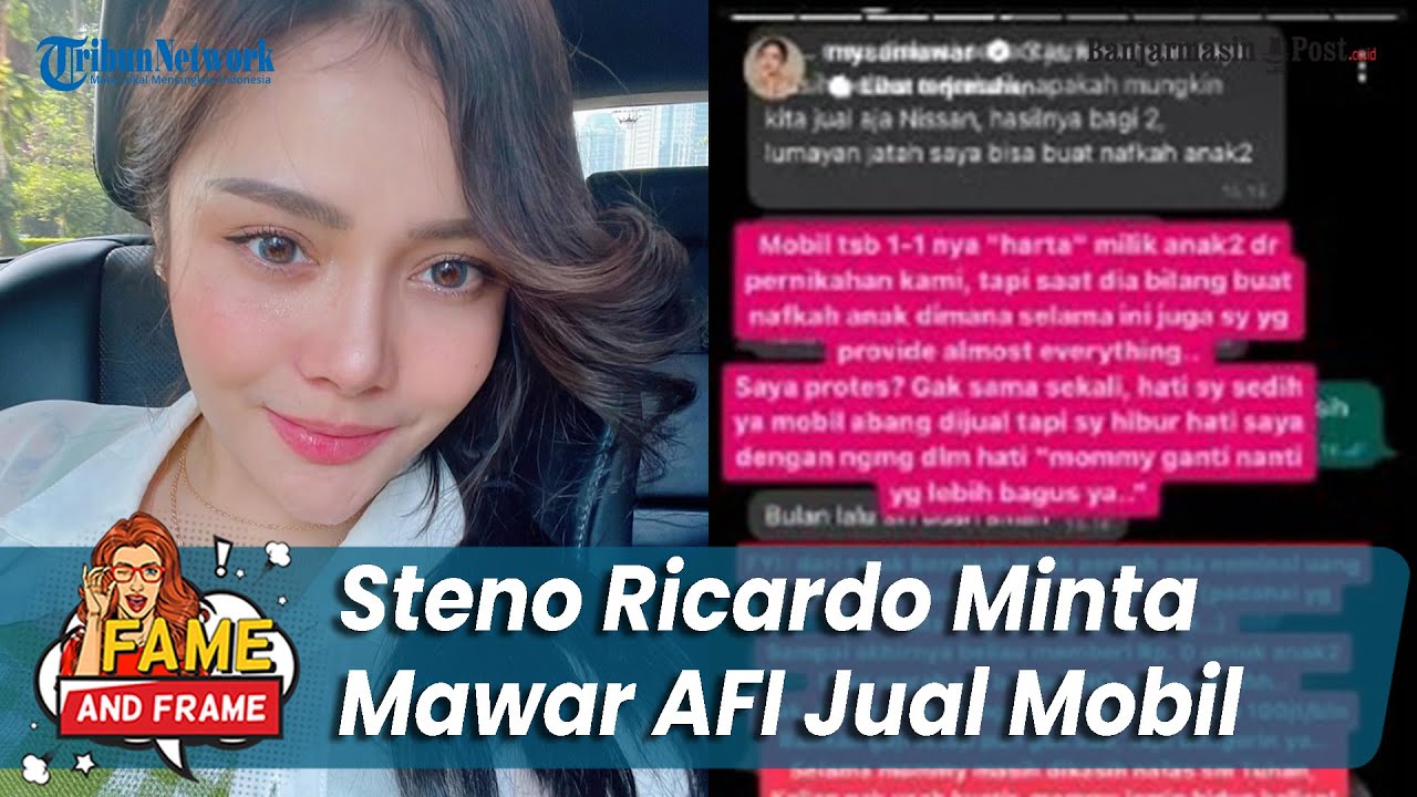 Dilanda Kemiskinan Usai Cerai, Steno Ricardo Minta Mawar AFI Jual Mobil Demi Nafkah - Fame ...
