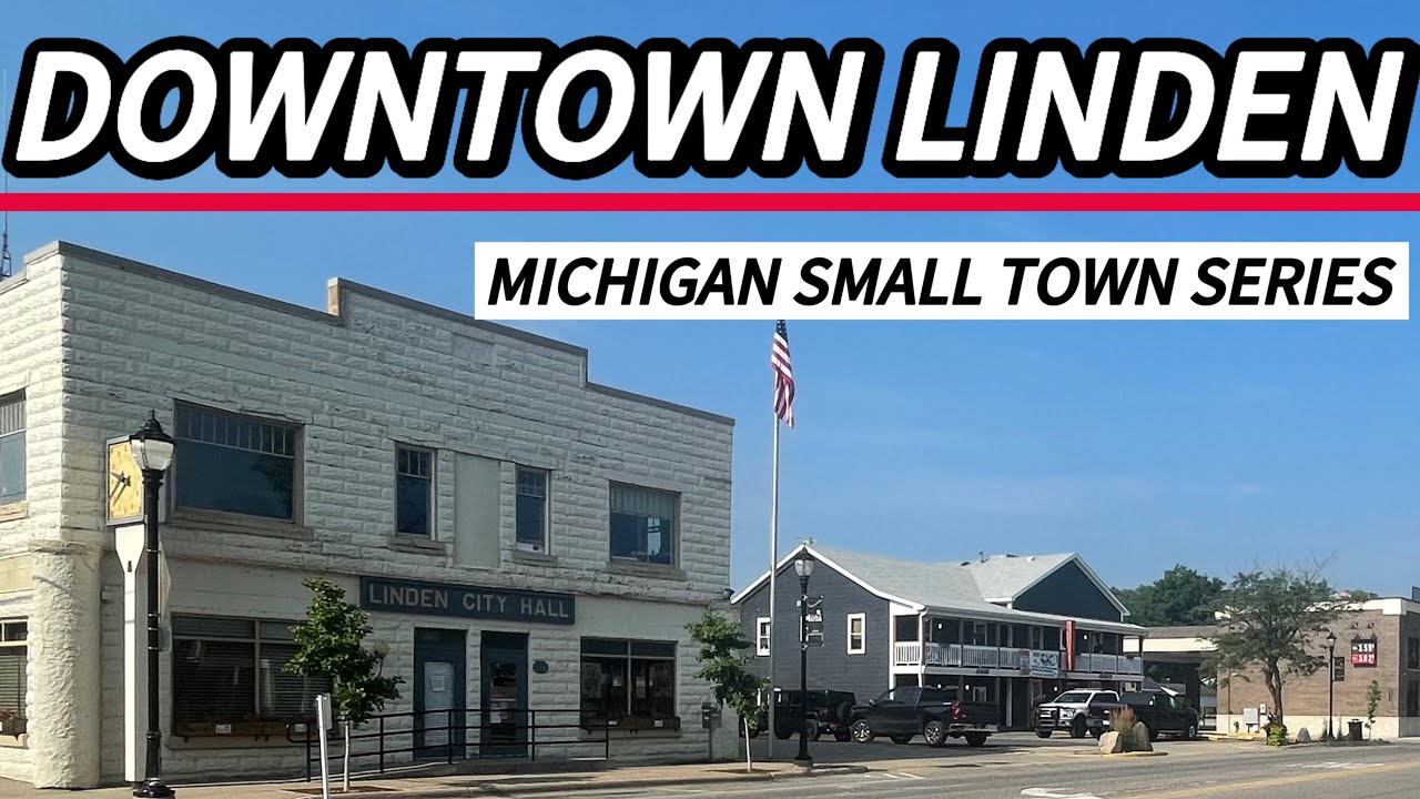 Downtown Linden, Michigan Walking Tour | Michigan Small Town Series # ...