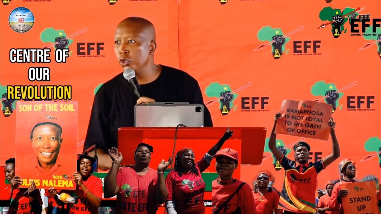 EFF CIC Julius Malema 🇿🇦 Ground 🫡 Forces 🇿🇦. - YouTube