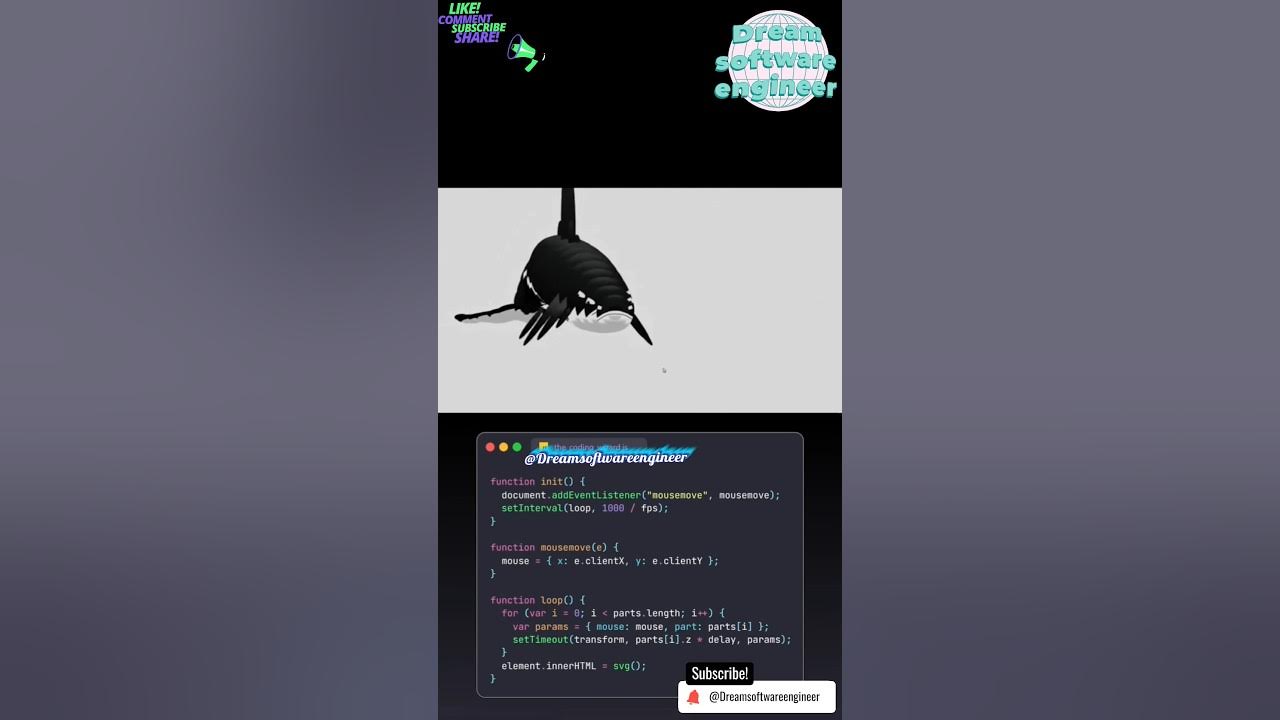 Whale Moving #coding #tiktok #python #shortsfeed #trending #viralreels ...