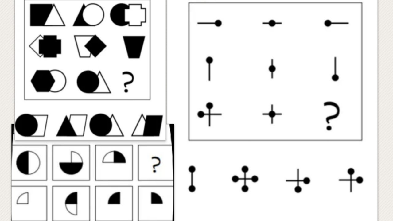 ABSTRACT REASONING: Shapes Shaded and Unshaded - YouTube