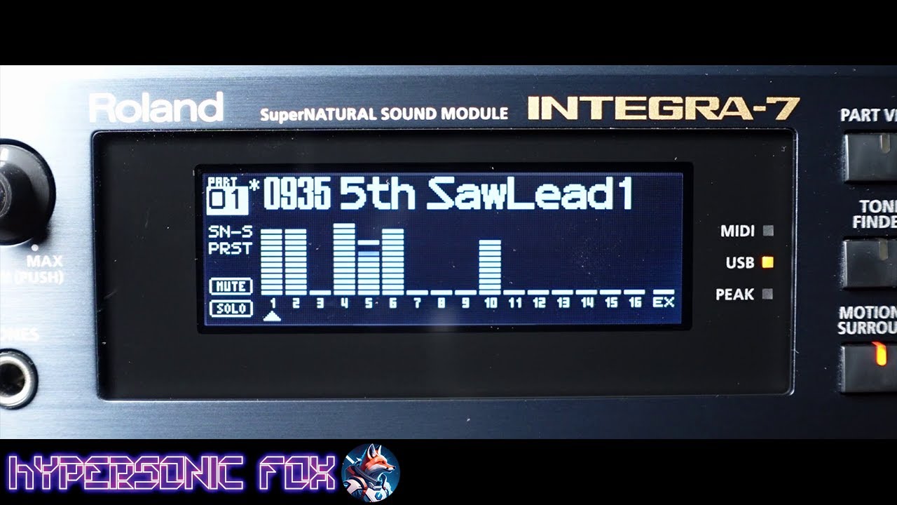 Roland Integra-7 Test - YouTube