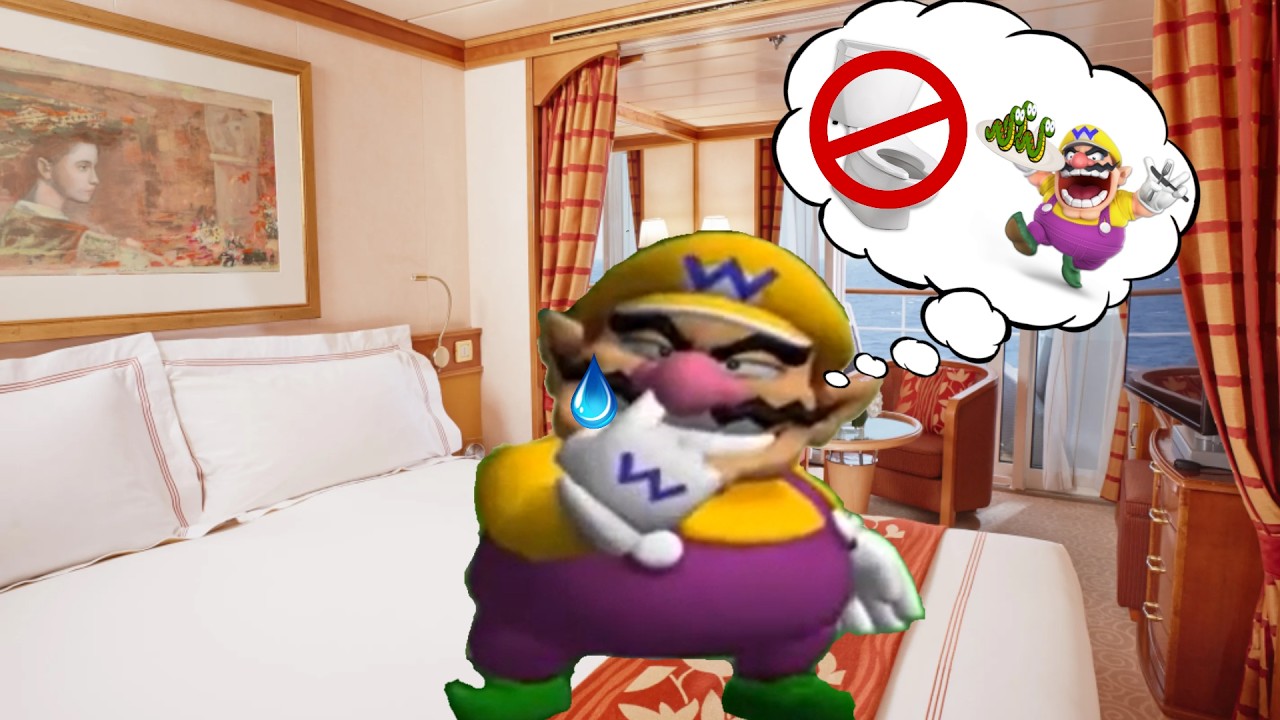 Wario dies after clogging the toilet on a cruise ship ( greentext ...