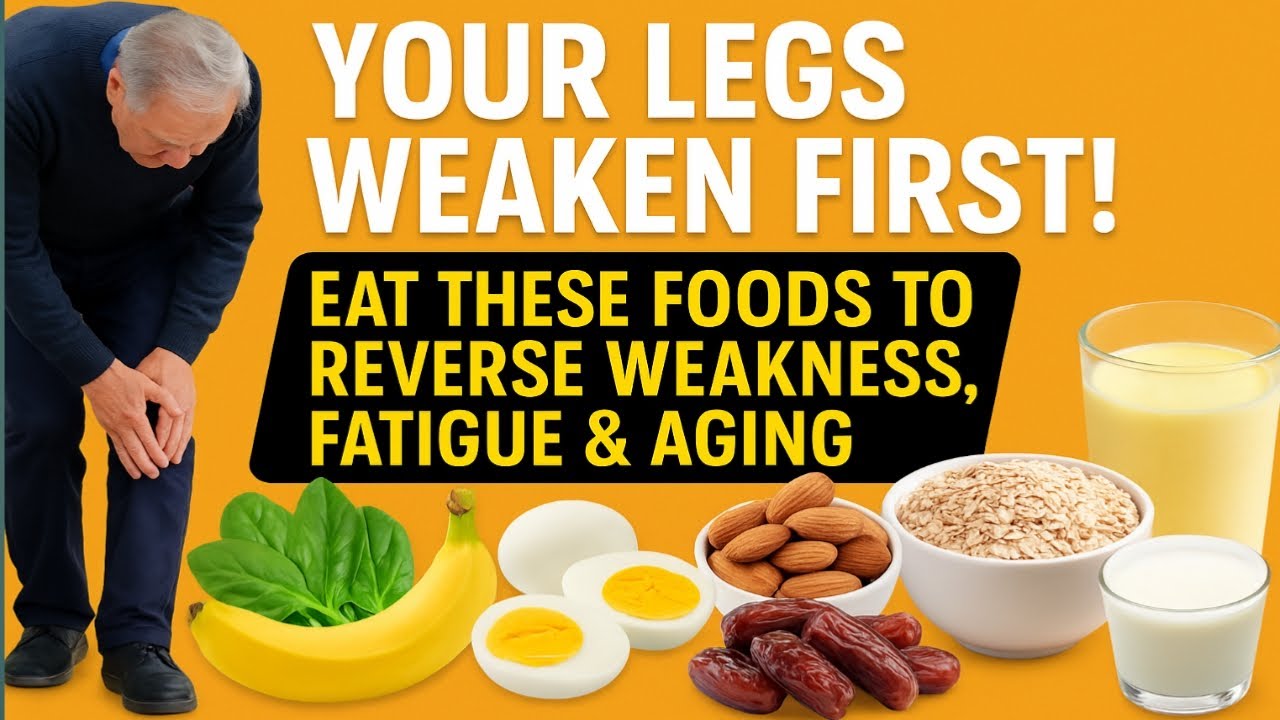 Your Legs Weaken First! Eat These Foods to Reverse Weakness, Fatigue ...