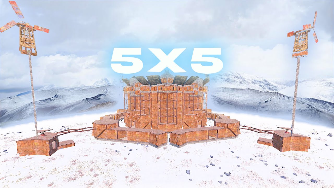 The Most Up To Date 5x5 Base In Rust - YouTube