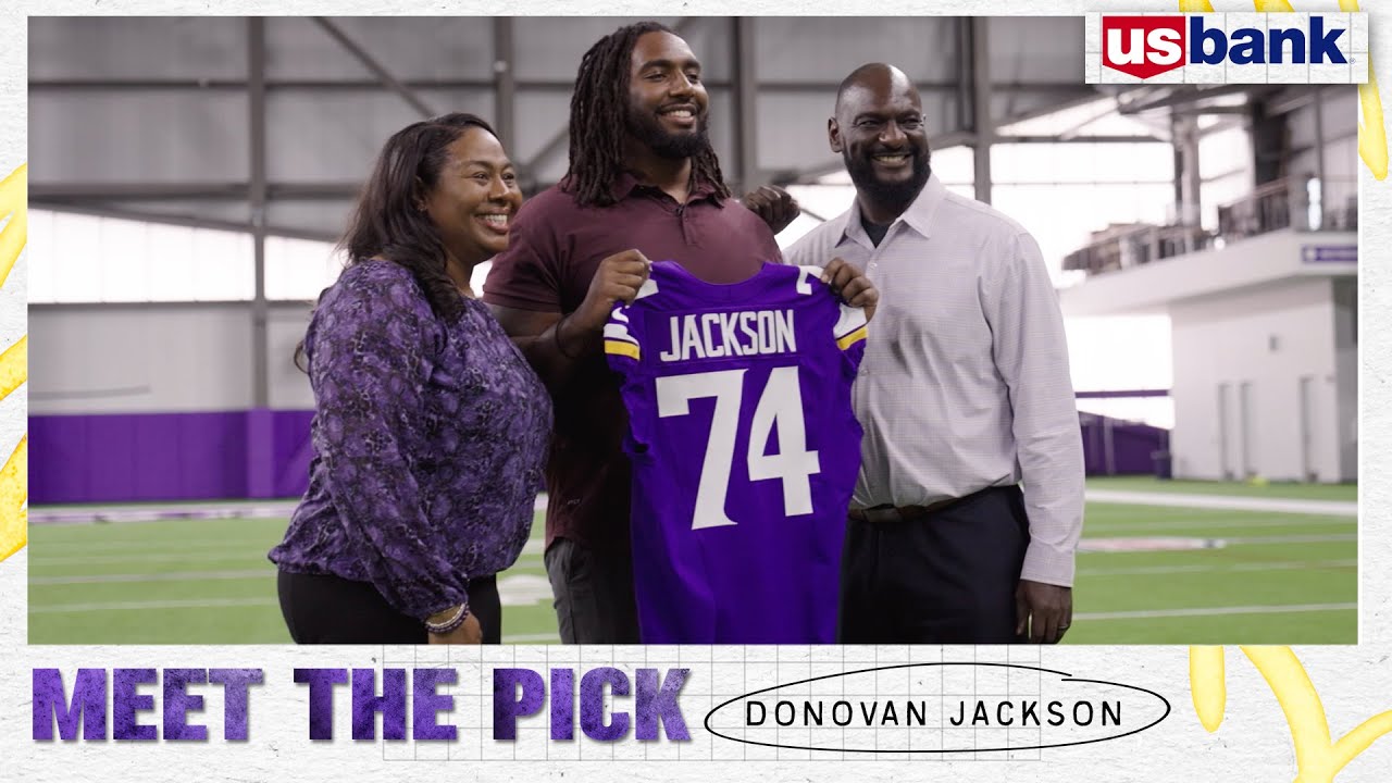 Meet The Pick: Donovan Jackson's First Day in Minnesota After Being ...