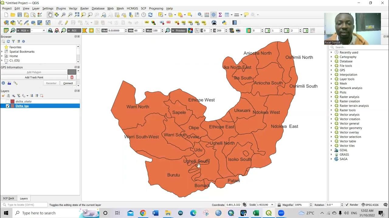 How to Perform a Simple Spatial Data Analysis using QGIS - YouTube