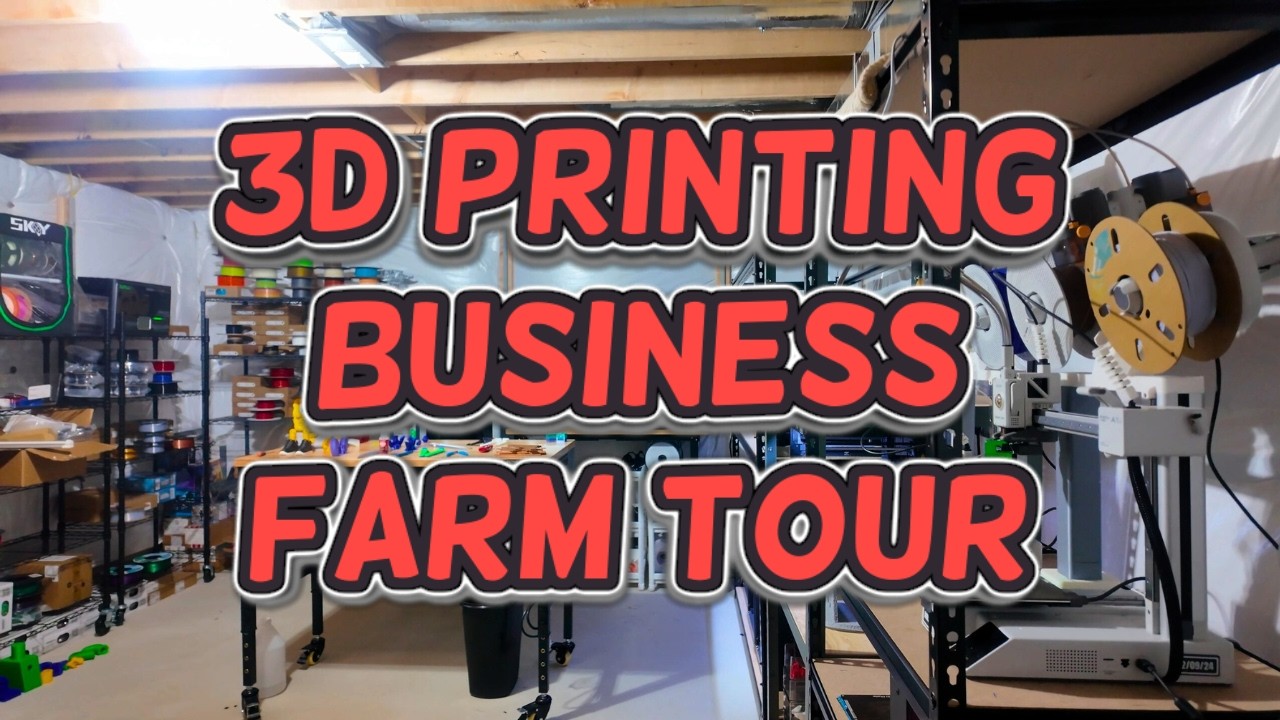 Small 3D Print Business Farm Tour - YouTube