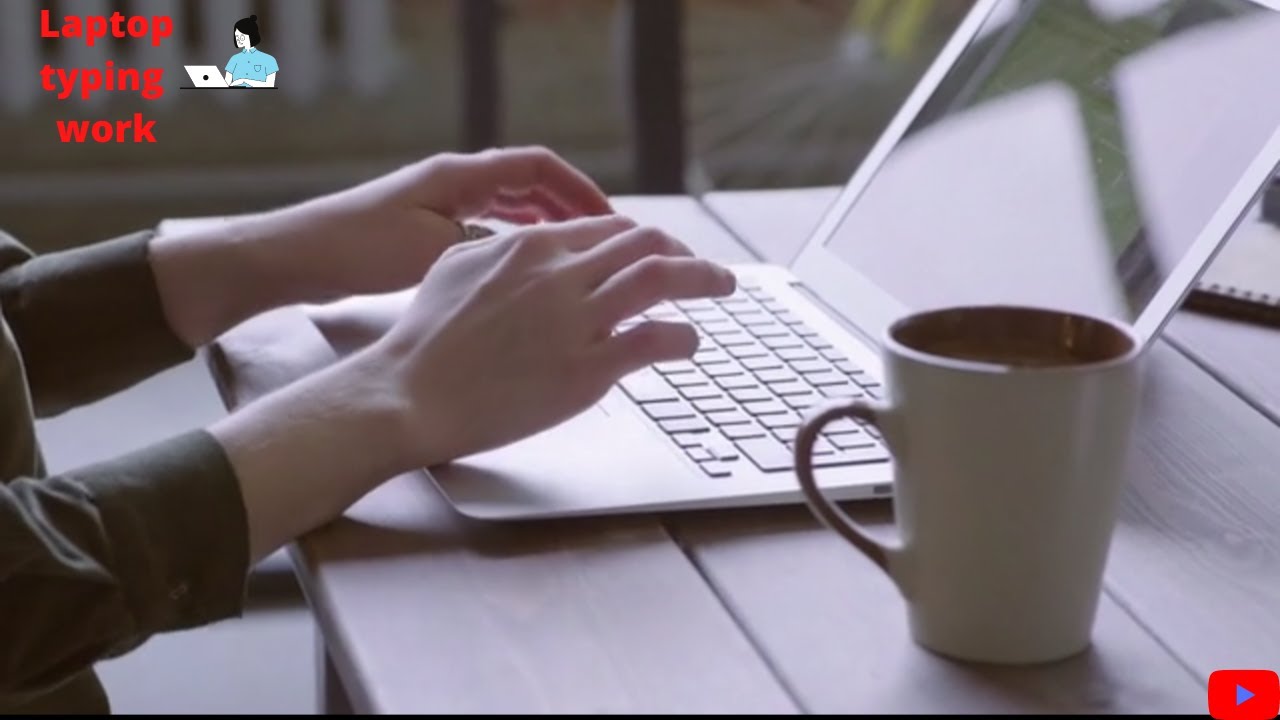 New technology laptop typing work 2020 - YouTube