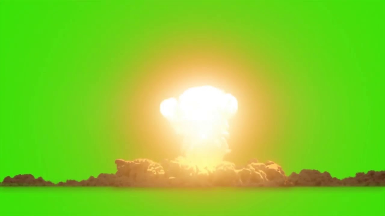Green Screen Huge Explosion VFX V03 - YouTube