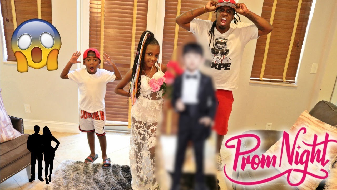 YAYA's GOING TO PROM WITH A BOY PRANK ON DAD - YouTube