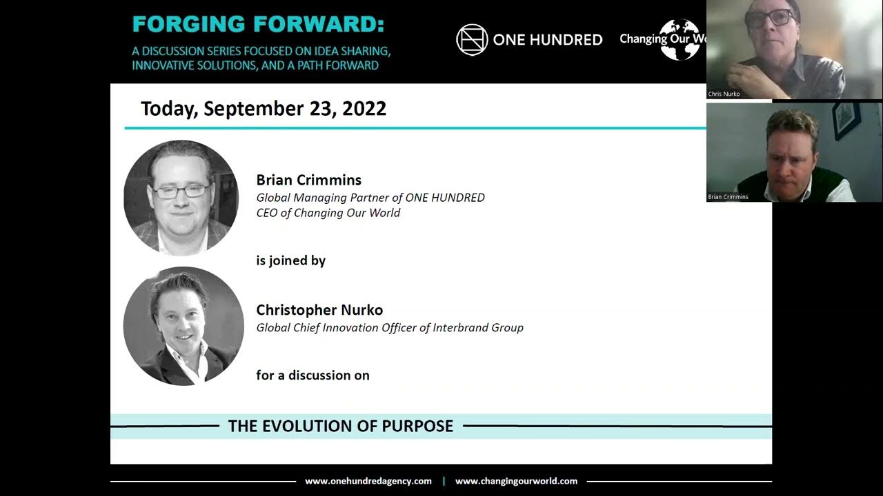 The Evolution of Purpose: Forging Forward 81 - YouTube