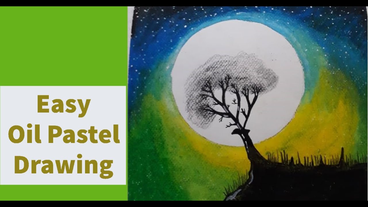 How to draw with easy oil pastel drawing | step by step drawing | - YouTube