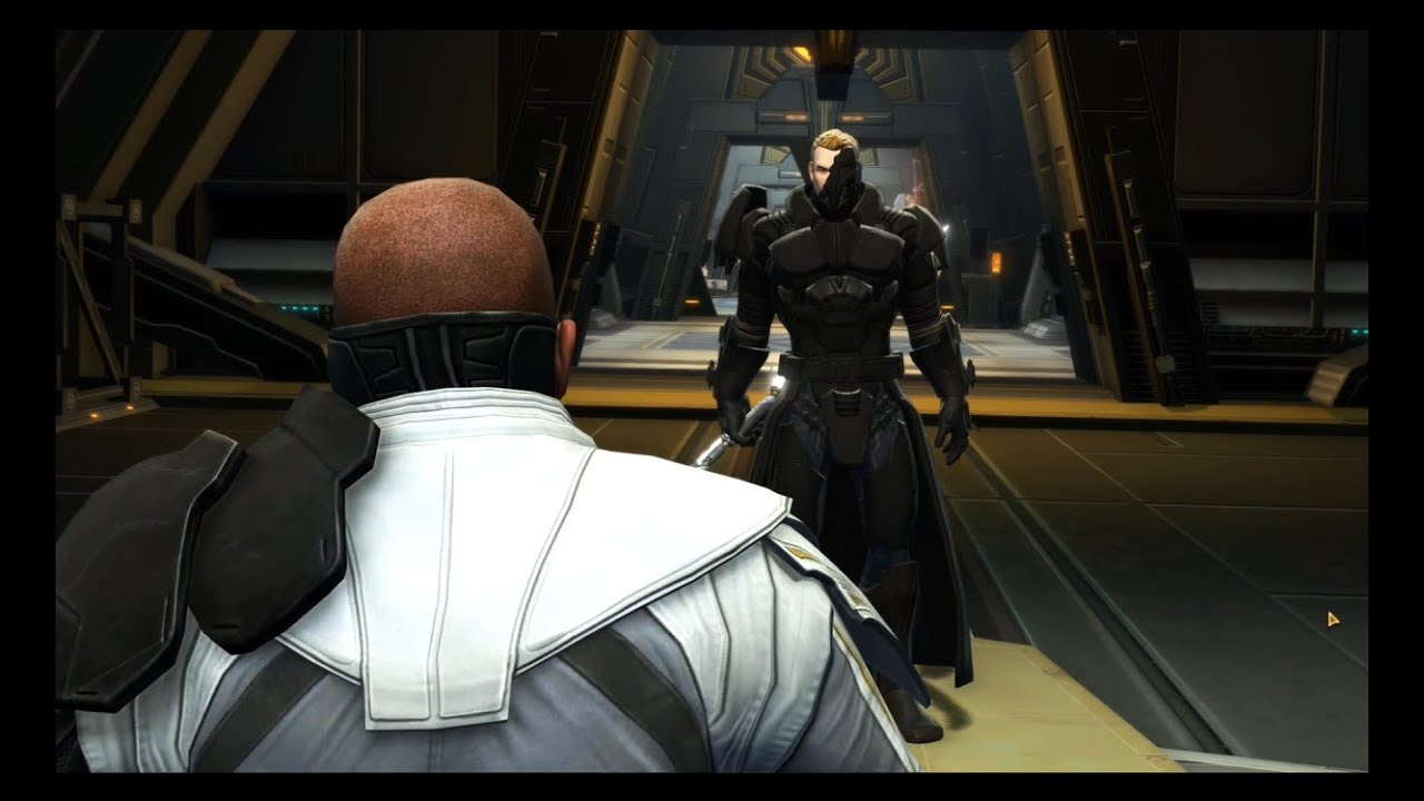 SWTOR - Fallen Empire - Duel vs Arcann and his escape with Senya - YouTube