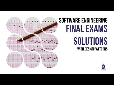 Intro to Software Engineering - All Final Exams Solutions with Design ...