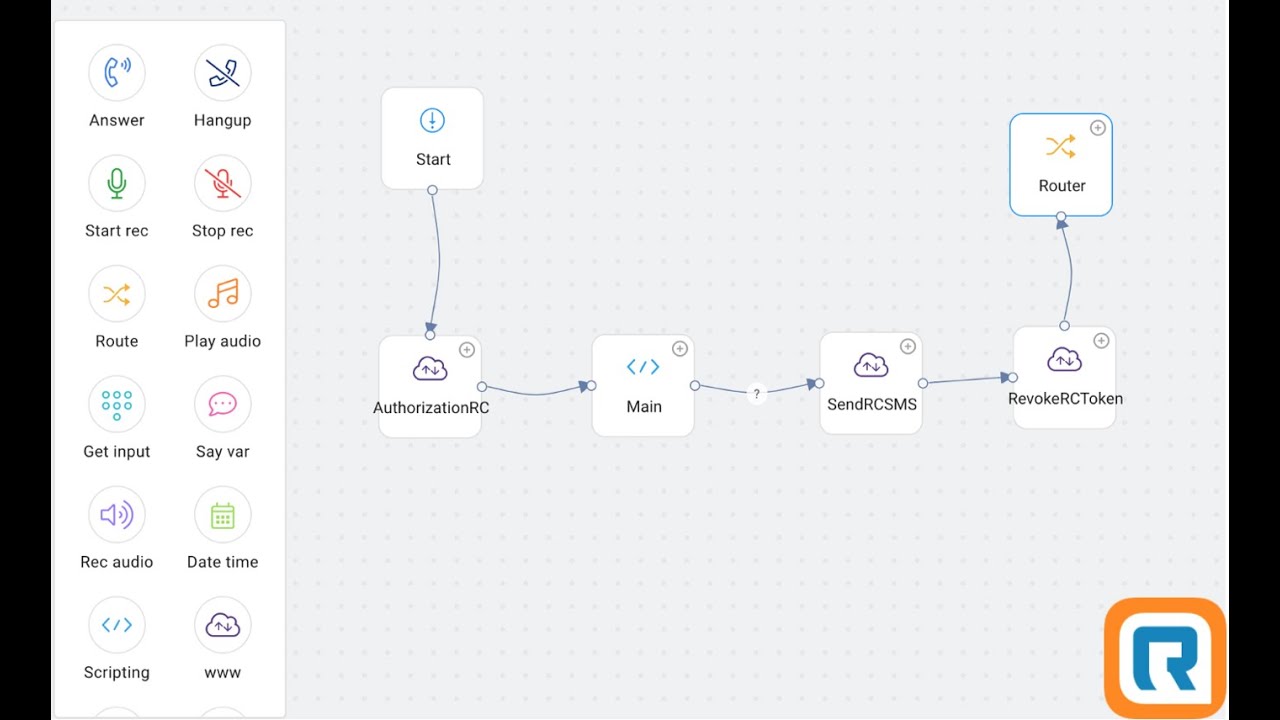Connect the RingCentral API in the Engage Voice IVR Studio - YouTube