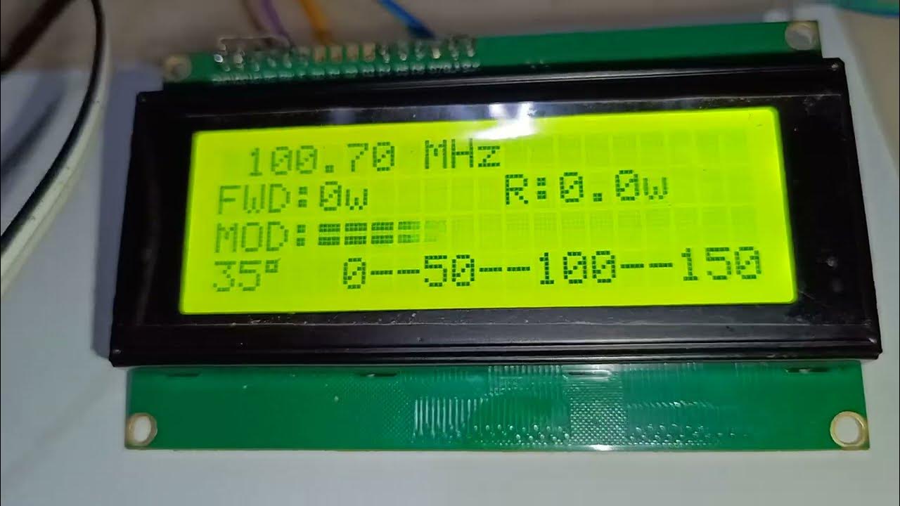 Transmisor de FM TSA5511 (Software Demo) - YouTube