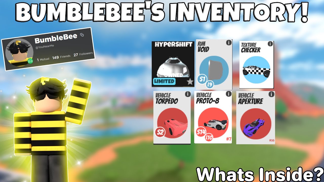 BumbleBee's Inventory! | Roblox Jailbreak Trading - YouTube