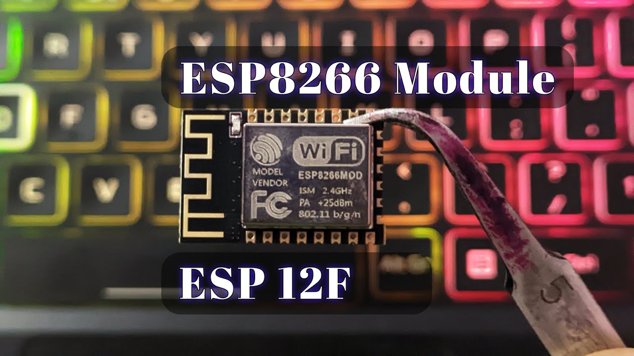 Esp 12f Esp8266 Module So Electronics Soelectronics Youtube