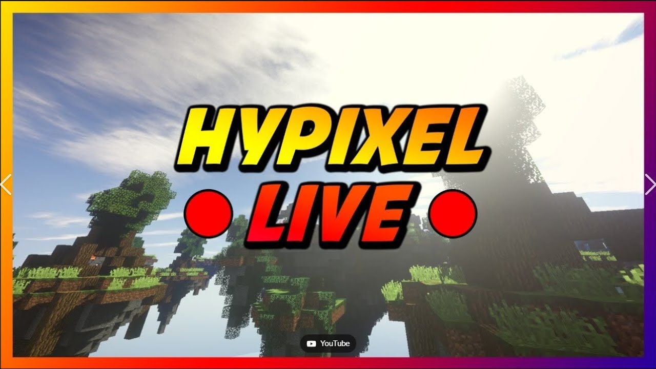 🔴 Minecraft hypixel with viewers 🔴 - YouTube