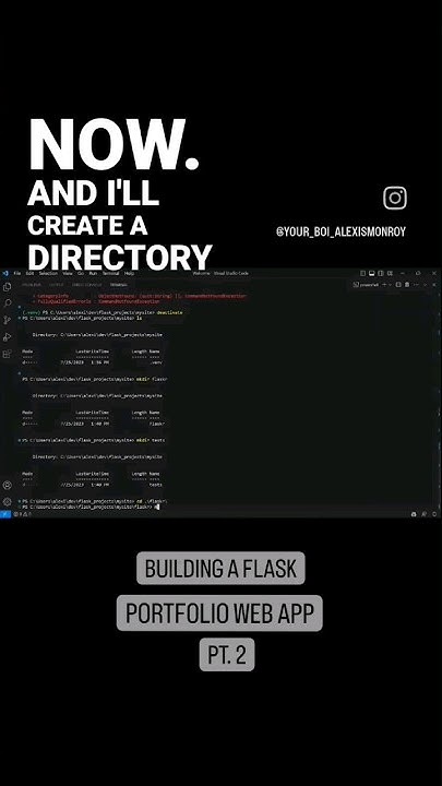 Pt 2 Of Building A Flask Web Portfolio App Webdev Backend Coding Programming Flask Youtube