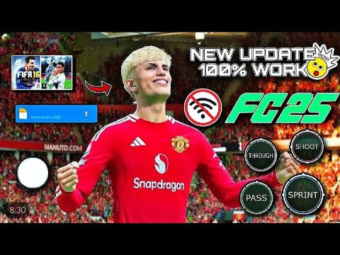 FIFA 16 MOD EAFC 25 V1 | NEW MENU, KITS & TEAMS 2025 - YouTube