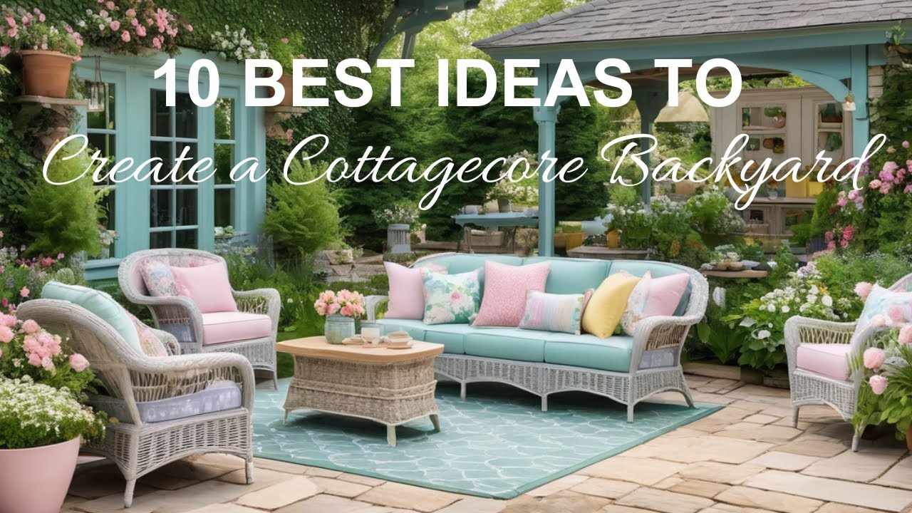 10 Best Ideas to Create a Cottagecore Backyard || Transform Your Yard ...
