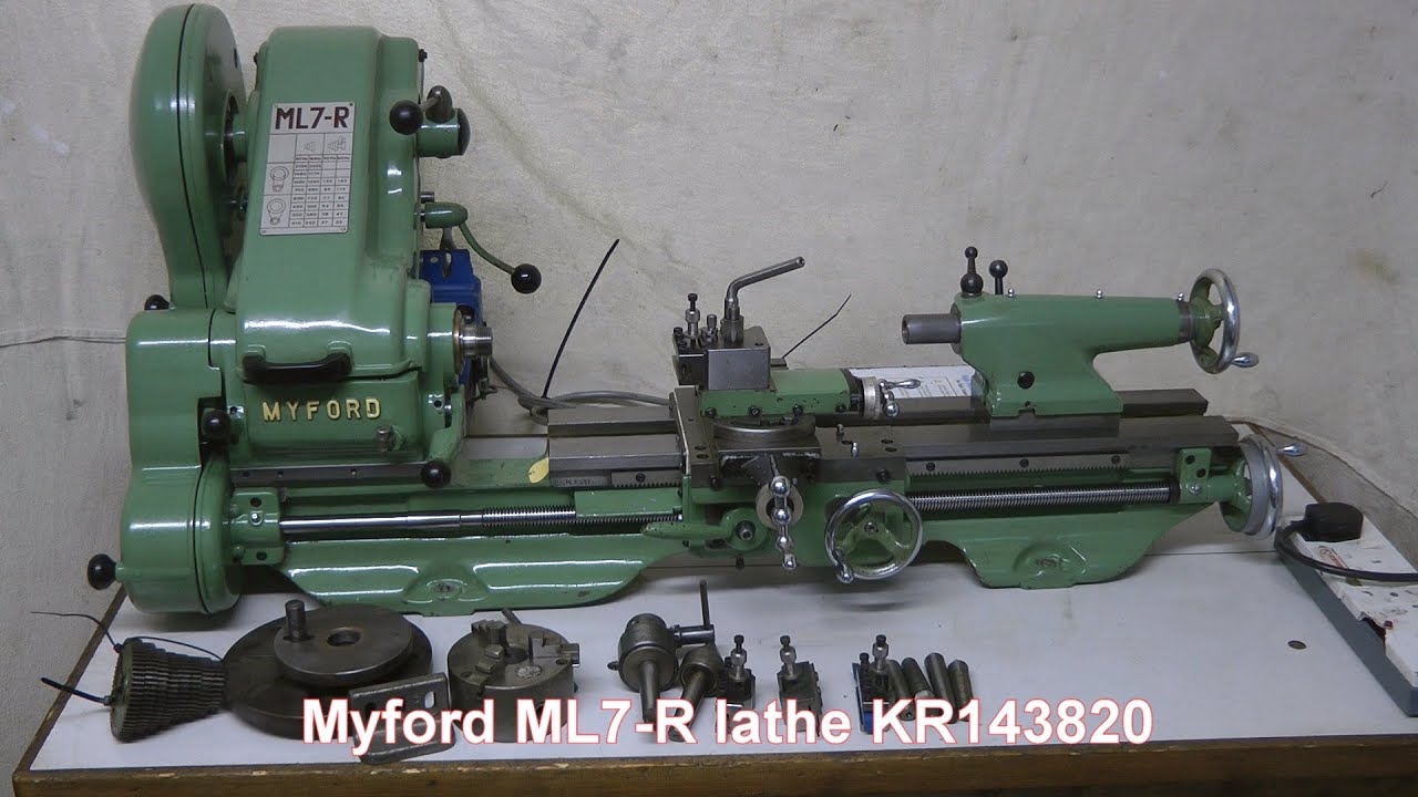 Myford ML7-R lathe serial number KR143820 with Newton Tesla variable ...