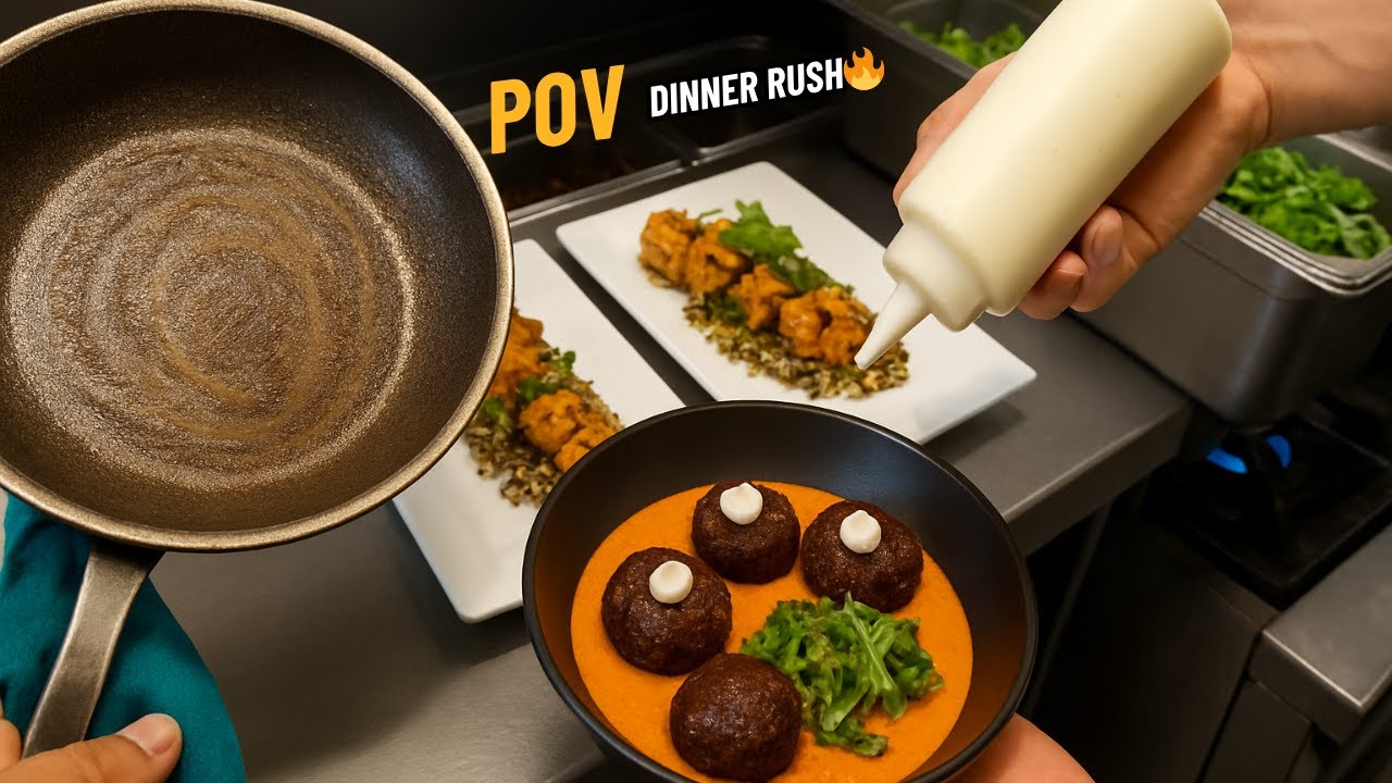 🔥 30 Minutes POV in a Busy Restaurant Kitchen | Dinner Rush Madness 🍳 ...